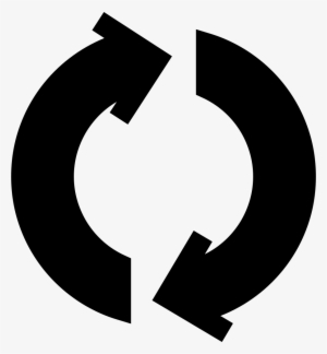 Round Arrows - - Youtube Black Logo Render PNG Image | Transparent PNG ...
