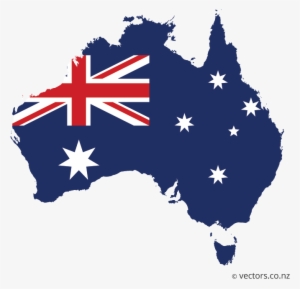 Flag Vector - Australia Flag Map Vector PNG Image | Transparent PNG ...