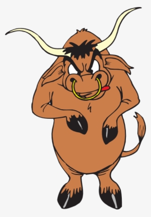 Angry Standing Bull Clip Art At Clkercom Vector Online - Cartoon Bull ...