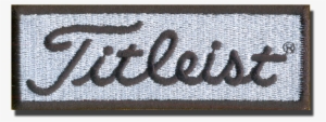 Titleist Logo Embroidered Iron On Patches, Emblanka - Titleist Golf PNG ...