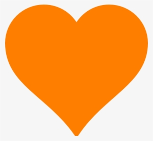Orange Heart Clip Art At Clker Com Vector Clip Art - Heart Orange PNG ...