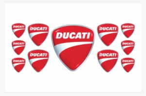 Ducati Red Domed Emblems - Ducati Sticker PNG Image | Transparent PNG ...