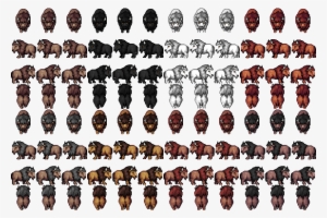 Wolves [ Img] - Rpg Maker Vx Ace Wolf Sprite PNG Image | Transparent ...