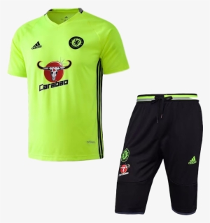 Chelsea 2017 Yellow Training Kit - Chelsea Training Jersey 2017 18 PNG ...