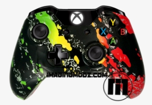 Rasta Splatter Xbox One Controller - Camouflage Xbox One Controllers ...