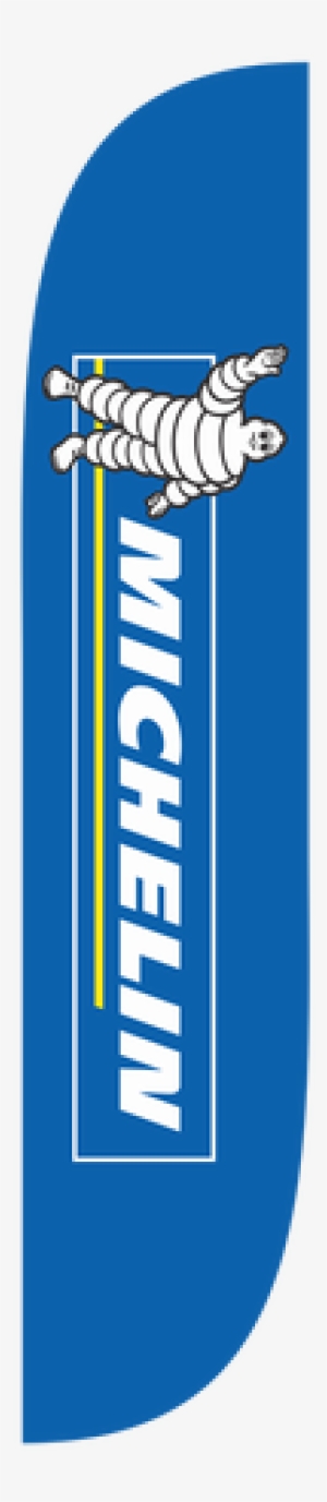 Michelin Tires Feather Flag Blue - Michelin Flag. Sfb-5500 PNG Image ...