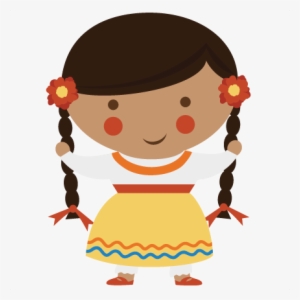 Small World Girl-mexico Svg Cut Files For Scrapbooking - Mexican Girl ...