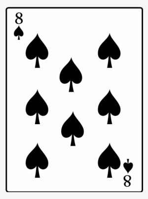 Spades - 8 Of Spades Card PNG Image | Transparent PNG Free Download on ...