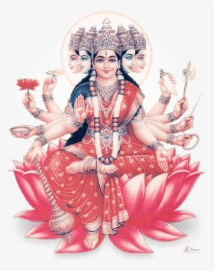 Sri Gayathri Devi - Gayatri Maa PNG Image | Transparent PNG Free ...