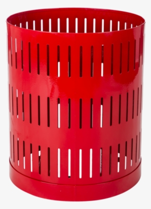 14085 Slottedtrashreceptical - Red Trash Bin Png PNG Image ...