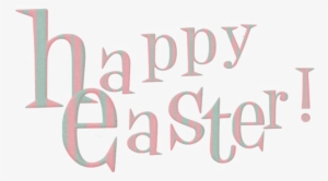 Calligraphy Happy Easter PNG Image | Transparent PNG Free Download on ...