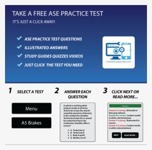 Ase Practice Tests - Automotive Service Excellence PNG Image ...
