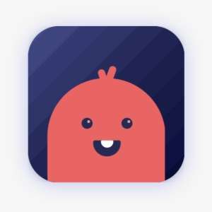 Finally The Face Of The App, A Beautiful App Icon With - Cartoon PNG ...