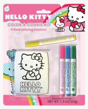 Hello Kitty Color A Cookie Kit - Hello Kitty Fun Pack PNG Image ...