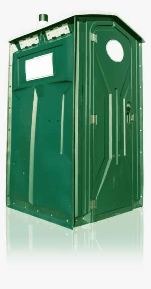 Single Stall Porta Potty - Green Outhouse PNG Image | Transparent PNG ...