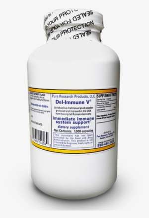 Del-immune V® 1000 Capsule Bottle - Del-immune V, 30 Capsule Bottle PNG ...