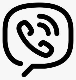 Viber Logo - - Viber Back And White Logo PNG Image | Transparent PNG ...