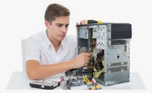 Computer Repairs Newtown - Computer Repair Person PNG Image ...