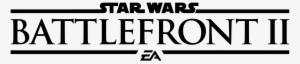 Logo Star Wars Battlefront Ii Schwarz - Star Wars Battlefront - Pc ...