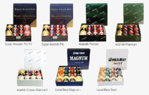 Billiard Balls - Level Best A1001 Magnum Pool Ball Set PNG Image ...