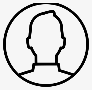 Man Profile Circle Shape Photo Comments - Vector Graphics PNG Image ...
