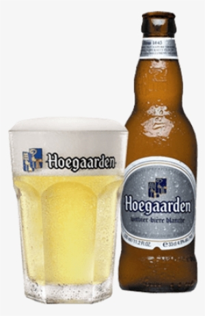 Hoegaarden Bottle And Glass - German White Wheat Beer PNG Image ...
