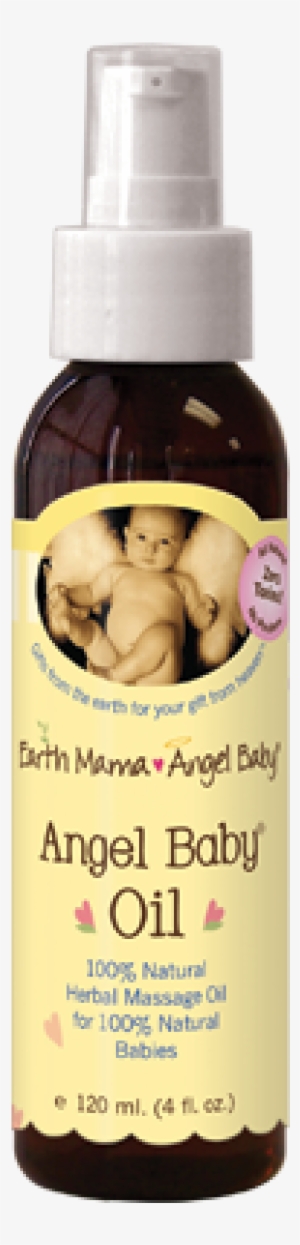 Angel Baby Oil, Earth Mama Angel Baby, 4 Oz PNG Image | Transparent PNG ...
