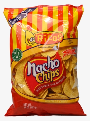 Gina Perez Ricos Nacho Chips 14oz - Rico Nacho Chips PNG Image ...