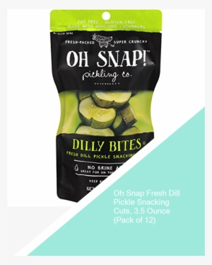 Oh Snap Fresh Dill Pickle Snacking Cuts, - Oh Snap Hottie Bites Pickle ...