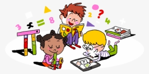 Kids Learning Math Clipart - Maths Kids PNG Image | Transparent PNG ...