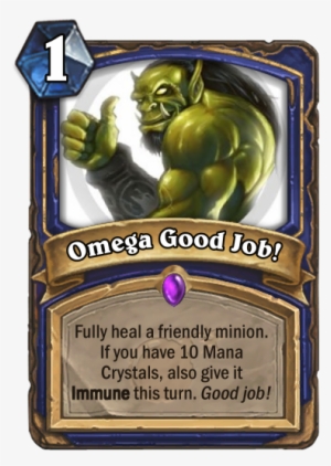 Omega Good Job - Ice Rager Hearthstone PNG Image | Transparent PNG Free ...