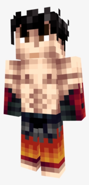 Toyqbmpng - Tekken Jin Minecraft Skin PNG Image | Transparent PNG Free ...
