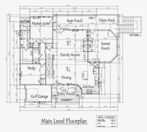 Main Level - Floor Plan PNG Image | Transparent PNG Free Download on ...