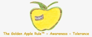 The Golden Apple Rule - Golden Apple PNG Image | Transparent PNG Free ...