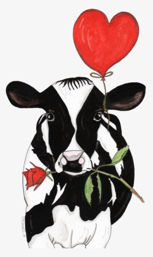Rose Cartoon Cow Pictures, Valentine Cartoon, Cow Clipart, - Cow In ...