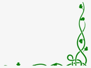 Green Vine Cliparts - Border Design For A4 Size Paper PNG Image ...