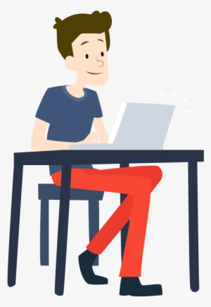 Clip Art Portfolio Categories 1designshop Page - Man On Laptop Cartoon ...