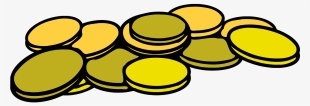 Coins Two Money Free Vector Graphic On Pixabay - Coins Clipart PNG ...