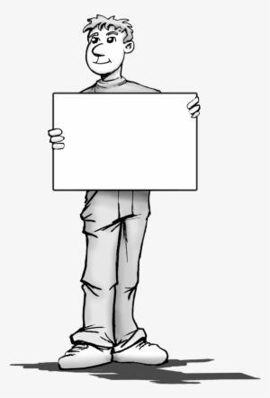 Man With Sign Jpg Man With Sign Png - Jpeg PNG Image | Transparent PNG ...