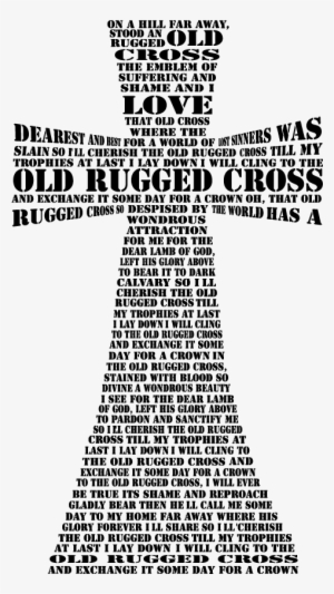 Old Rugged Cross Digital Cut Files Png Svg Dxf - Portable Network ...