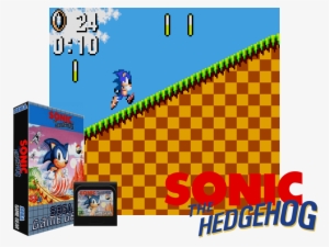 Sonic The Hedgehog Game Gear - Graphic Design PNG Image | Transparent ...