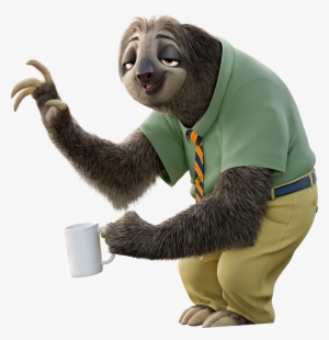 Zootopia Sloth - Hd 991×1024 - Sloth Zootopia PNG Image | Transparent ...