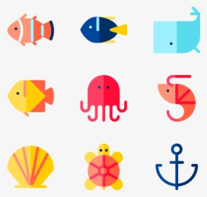 Sea Life 50 Icons - Aquarium Icons PNG Image | Transparent PNG Free ...