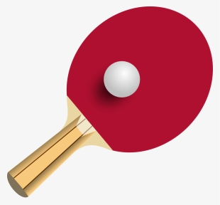 Table Tennis Racket And Ball Png Download Image - Ping Pong Paddle And ...