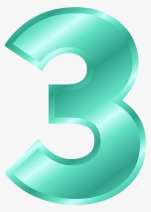 Vector Clip Art - Number 3 In Green Color PNG Image | Transparent PNG ...