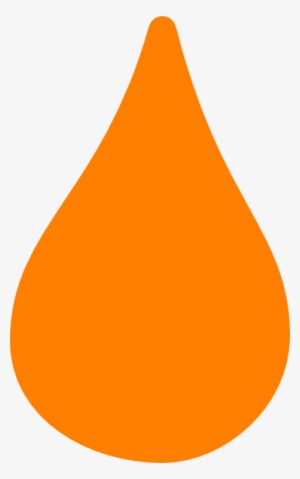 Small - Orange Teardrop Clipart PNG Image | Transparent PNG Free ...