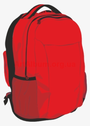 Backpack Clipart Graphic Free Travel Bag Stock Image - Clip Art Red ...