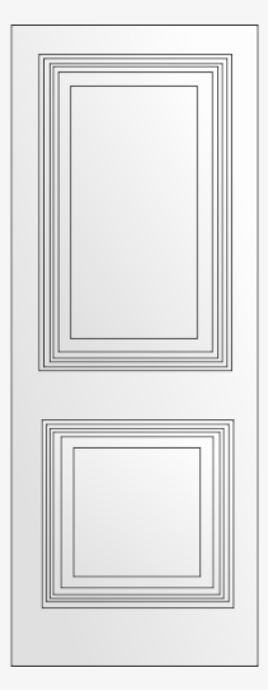 2-panel - Colonial - Colonial Door Line PNG Image | Transparent PNG ...