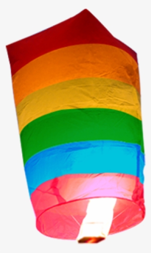 Sky Lantern Rainbow - Flying Chinese Lantern Png PNG Image ...