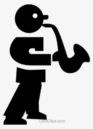 Sax Player Royalty Free Vector Clip Art Illustration PNG Image ...